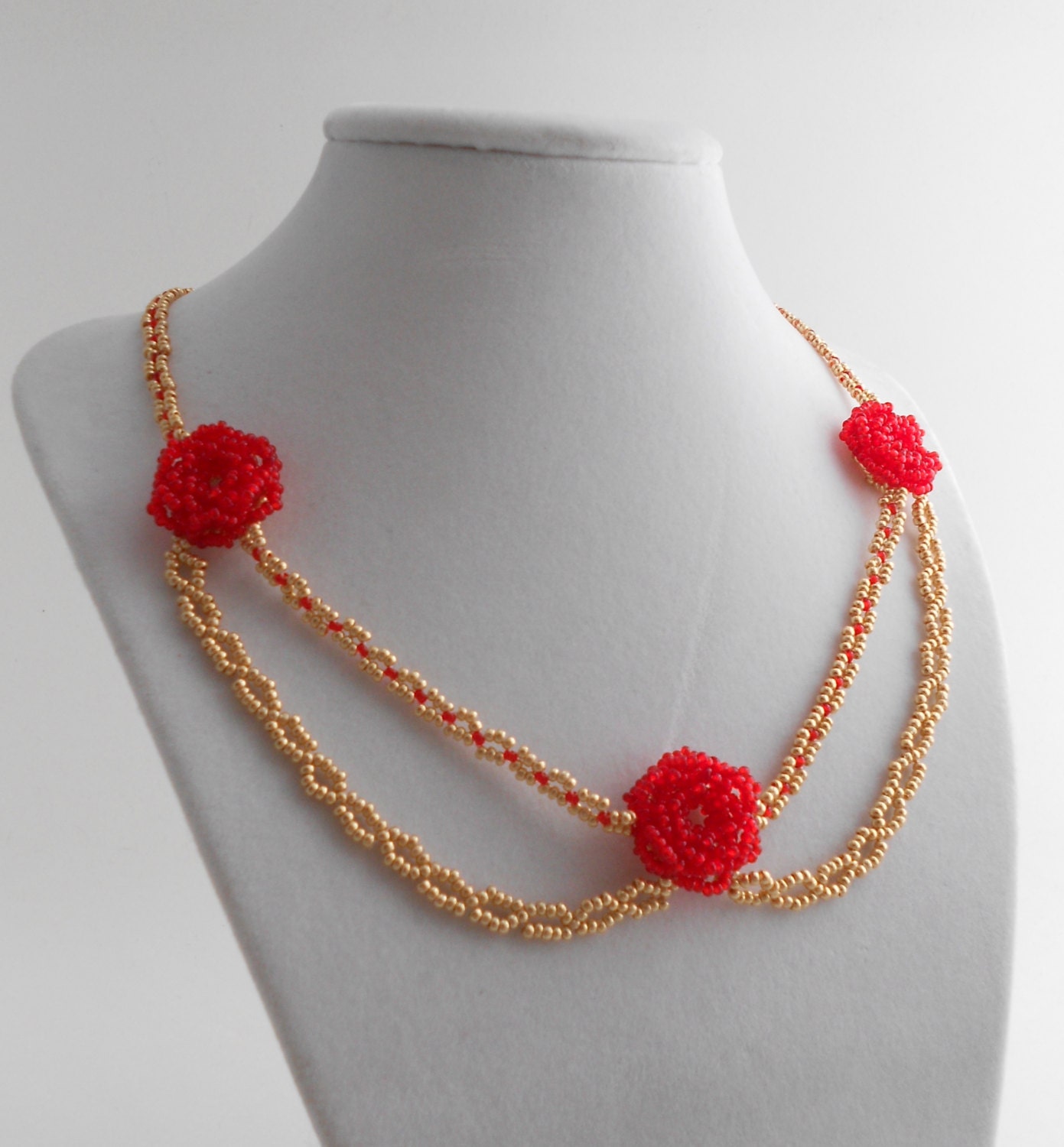 Rosette Necklace - Etsy