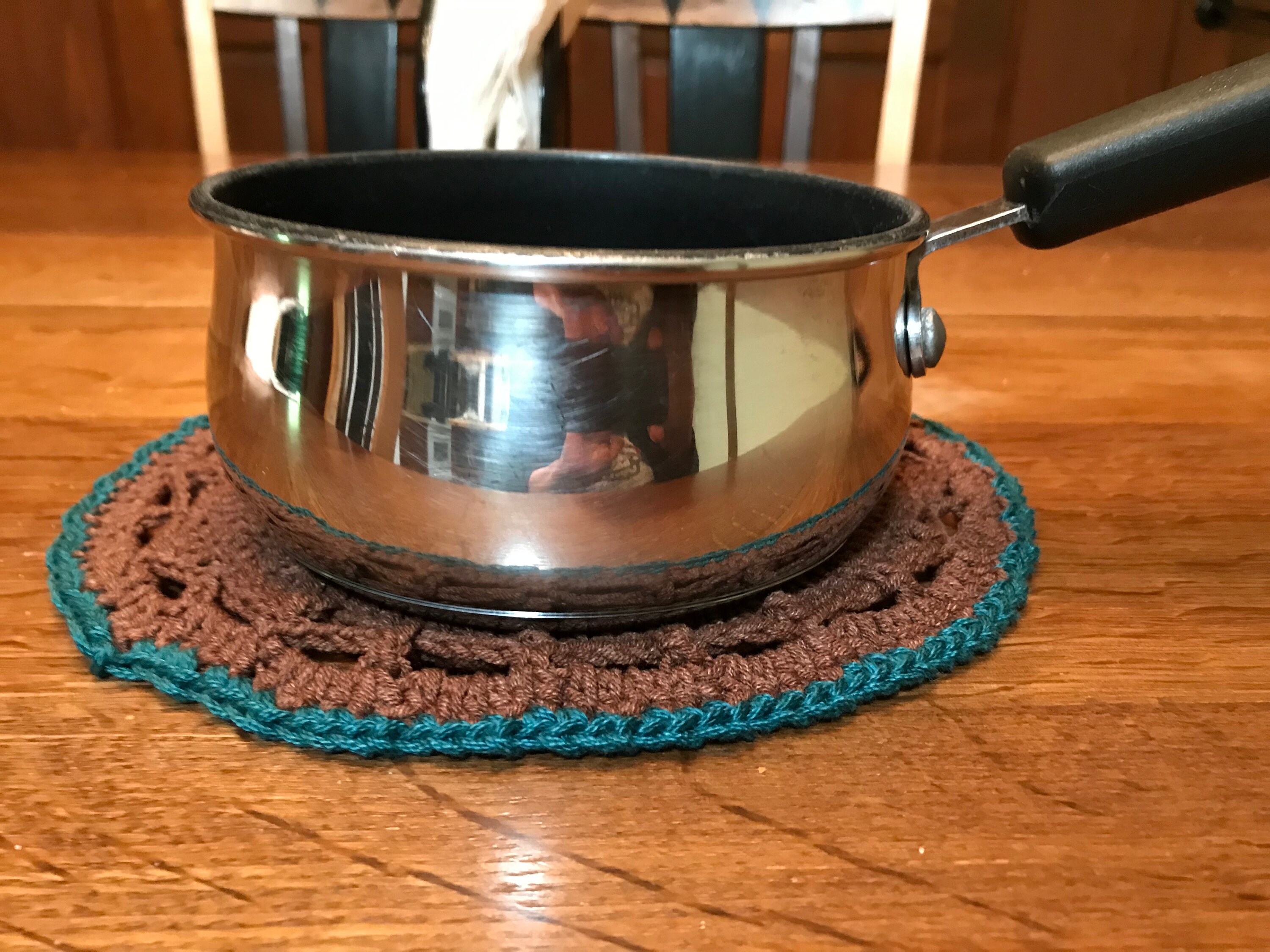 Crochet Trivet Pattern With Modern Triangles and Stitches - Etsy