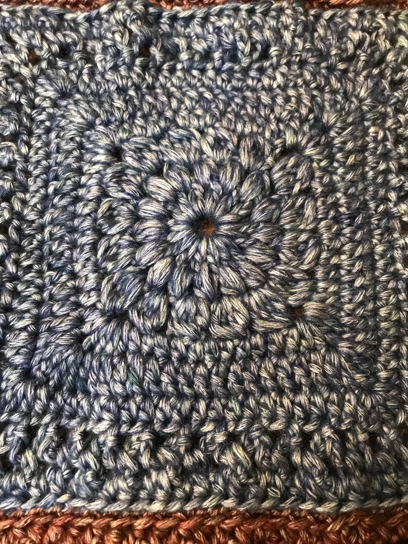 Sunburst Granny Square Crochet Pattern - Etsy