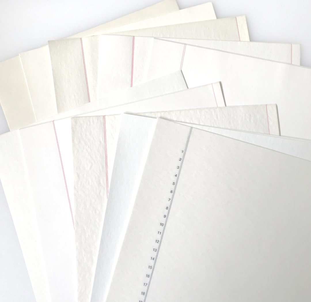 100 Sheets of Vintage Typing Paper White Onionskin and Bond, 25% Cotton ...