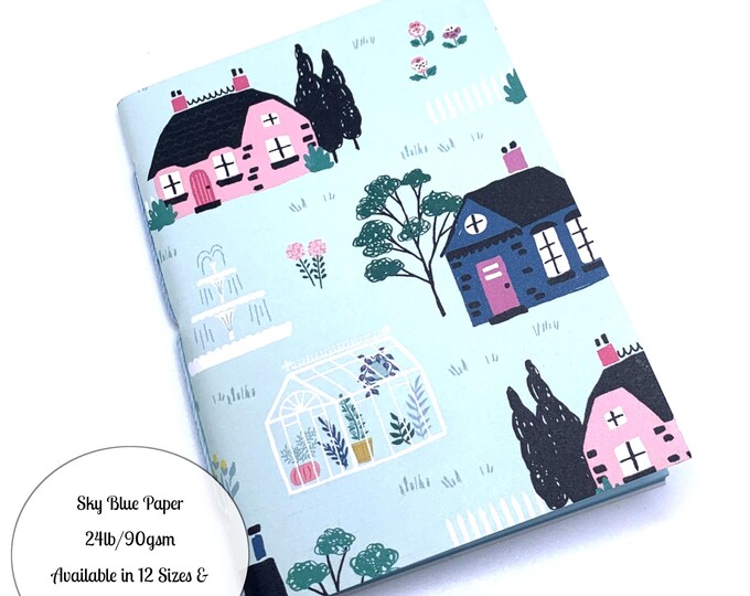 Travelers Notebook Insert: 12 Sizes, 34 Paper Pattern Options, Blue ...