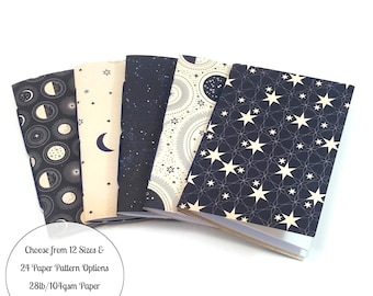 Woodland Set of Five Travelers Notebook Inserts in Passport, B7, Pocket ...