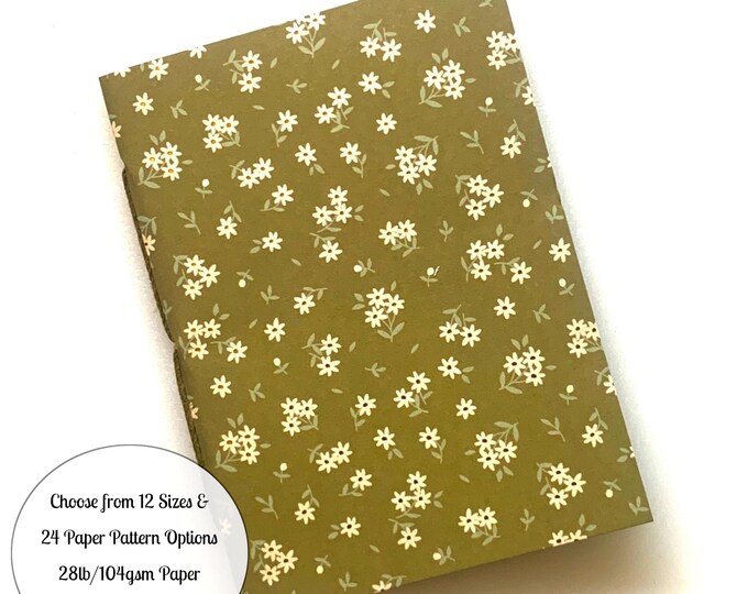 Travelers Notebook Insert in Sage Green, Choose From 12 Sizes and 24 ...