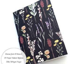 Travelers Notebook Insert With Black Paper in Passport, B7, Pocket, A6 ...