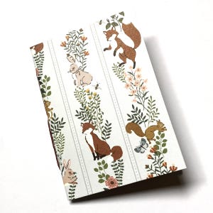 Fox, Squirrel, Rabbit Travelers Notebook Insert - 12 Sizes, 24 Paper ...