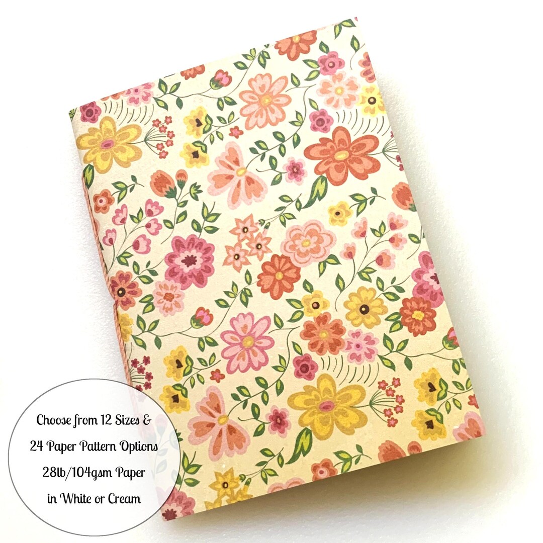 Botanical Notebook in Passport, B7, Pocket, A6, Personal, Weeks, B6 ...