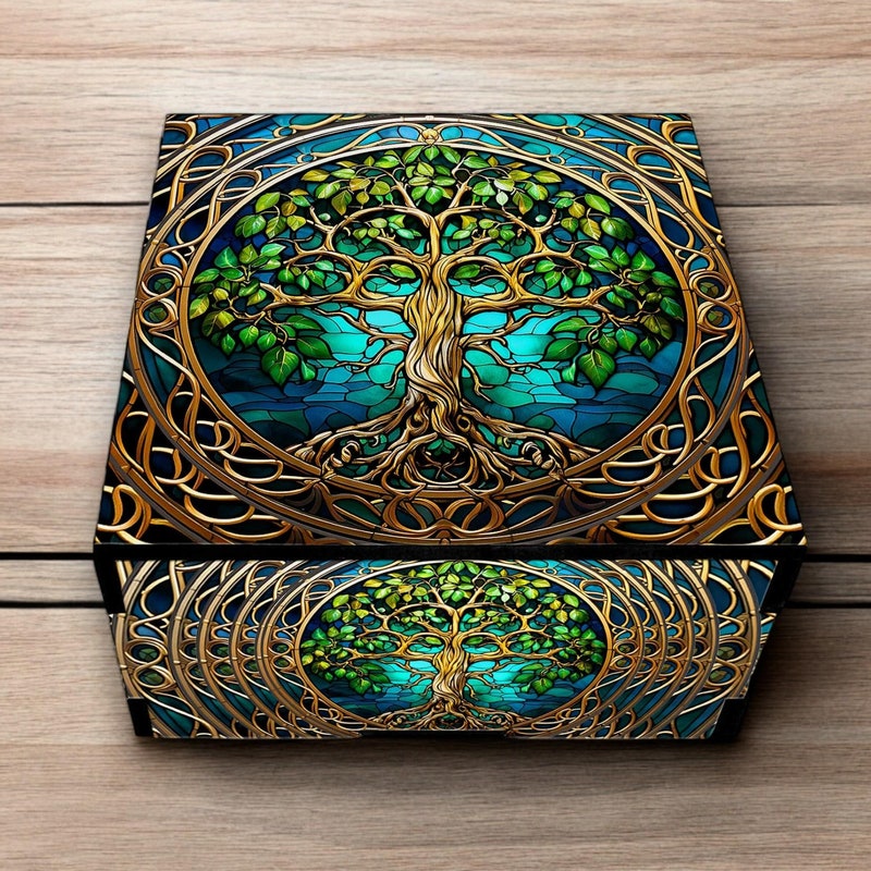 Tree of Life Wood Box - Etsy