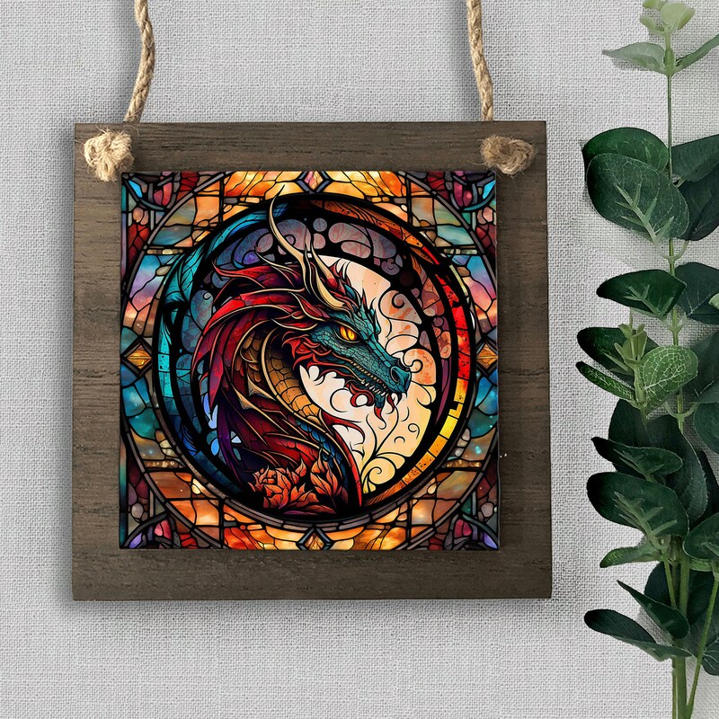 Dragon Plaque - Etsy