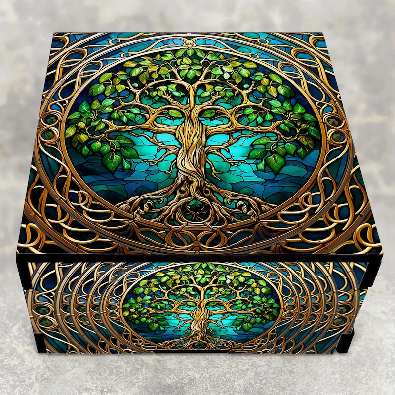 Tree of Life Wood Box - Etsy