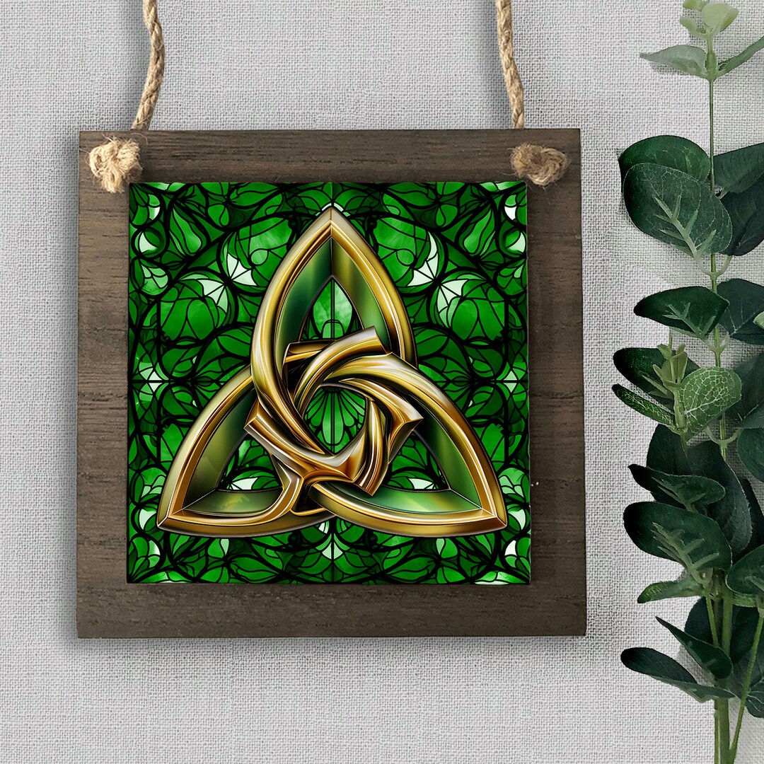 Irish Trinity Knot Wall Signs St. Patrick's Day Decorations Wreath ...