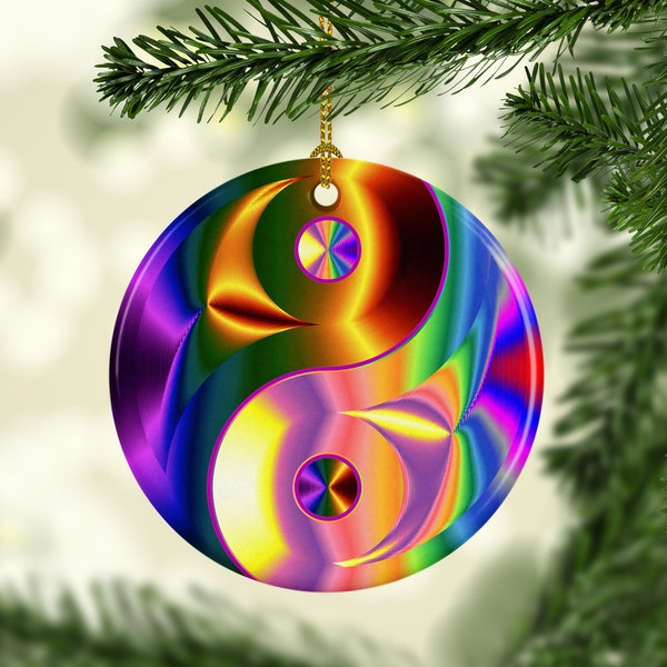 Yin Yang Ornament - Etsy