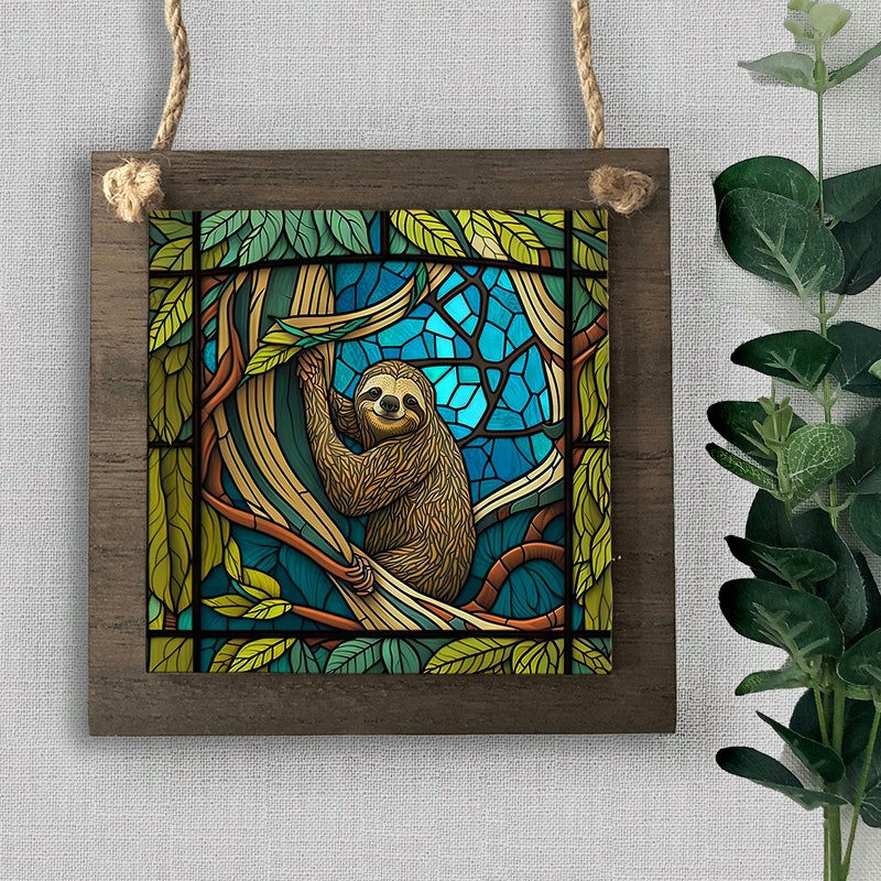 Sloth Wall Hanging - Etsy