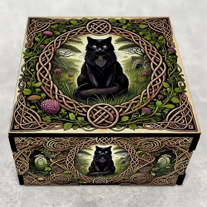 Cat Keepsake Box - Etsy