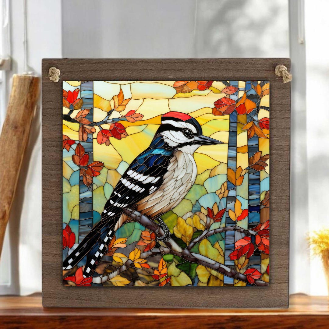 Woodpecker Sign - Rustic Autumn Bird Wall Hanging, Small or Large - Etsy