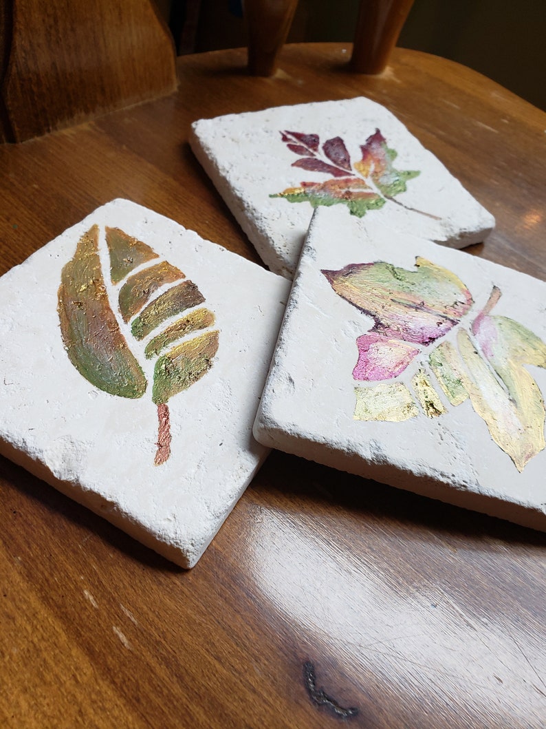 Fall Theme Coasters Leaf Coasters Autumn Coasters Custom Coasters ...