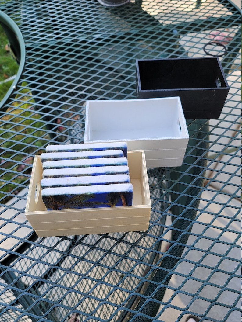 Coaster Holder Coaster Stand Display Stand Display Box Wood Stand Flat ...