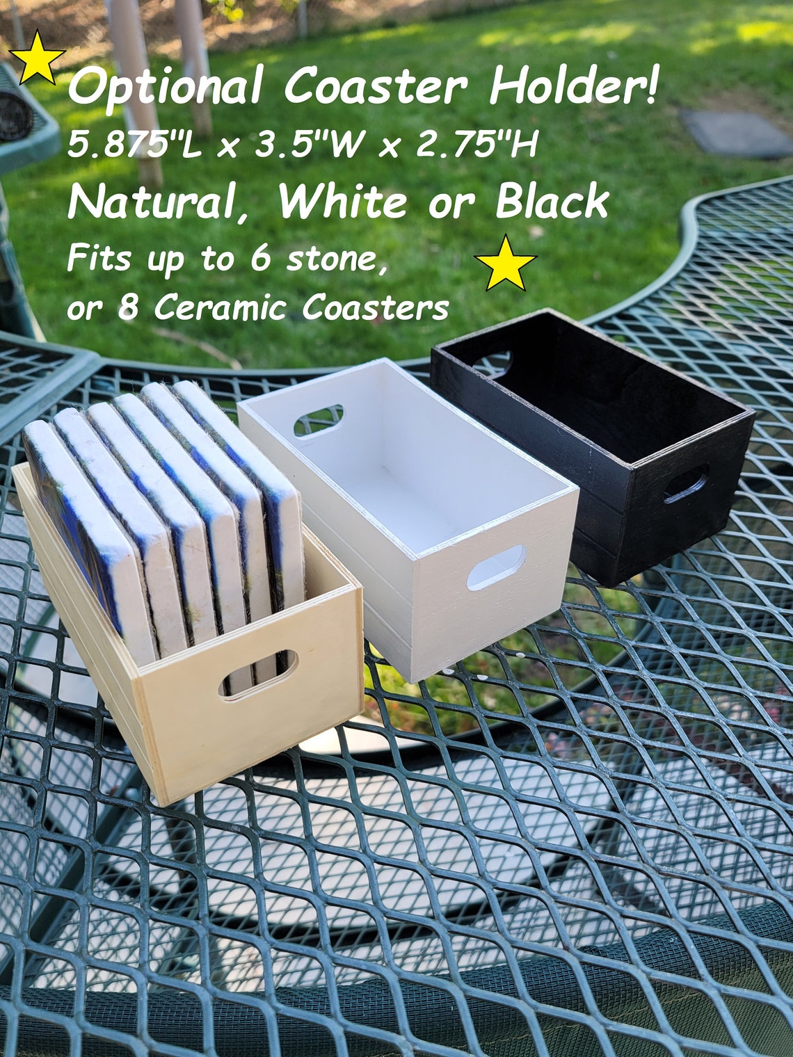 Coaster Holder Coaster Stand Display Stand Display Box Wood - Etsy