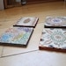 Bohemian Coasters Boho-chic Coasters Hand Painted Personalized - Etsy