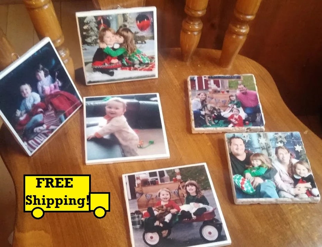 Personalized Photo Coasters Custom Photo Coaster Personalized Coaster ...