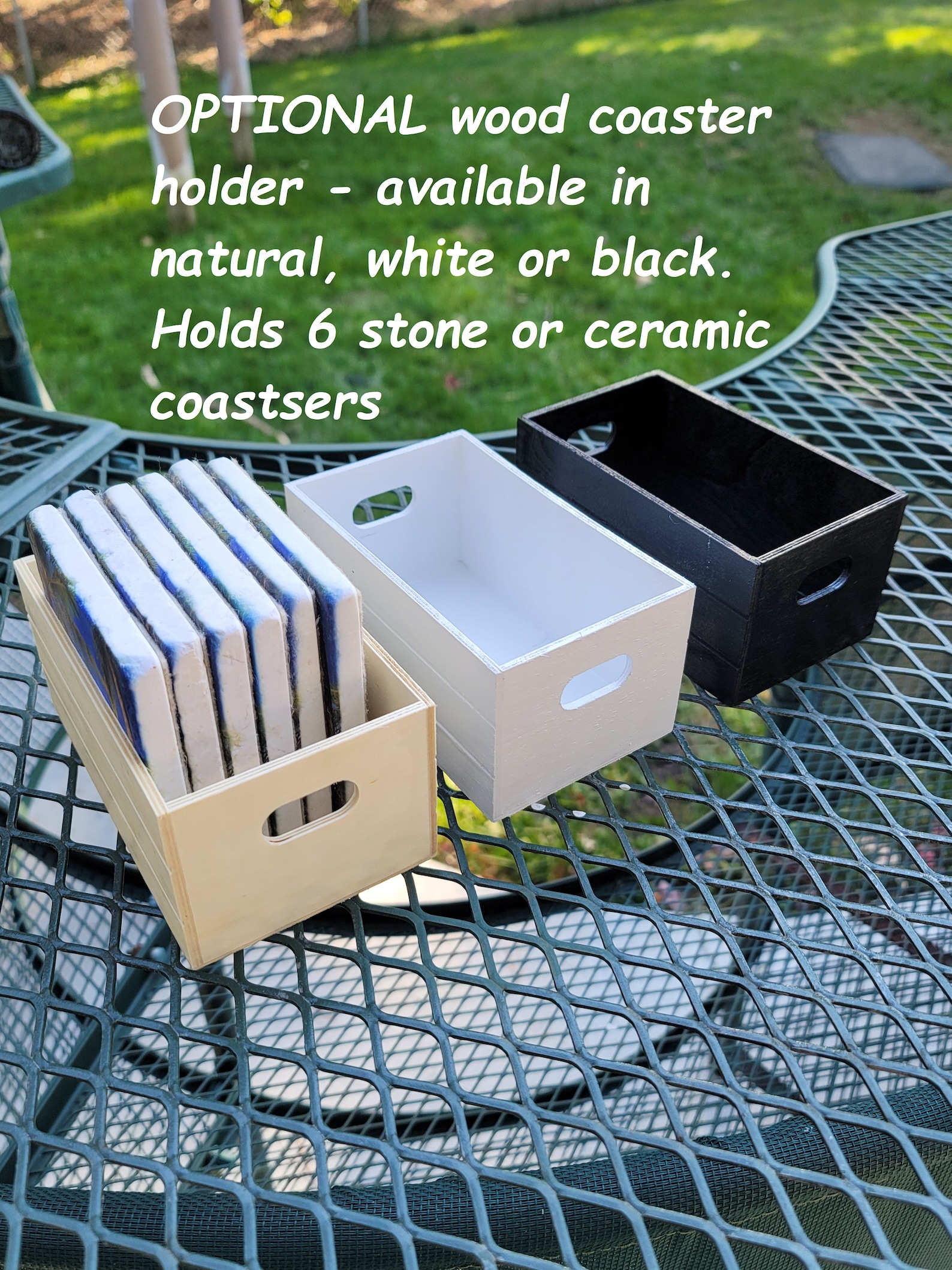 Coaster Holder Coaster Stand Display Stand Display Box Wood Stand Flat ...