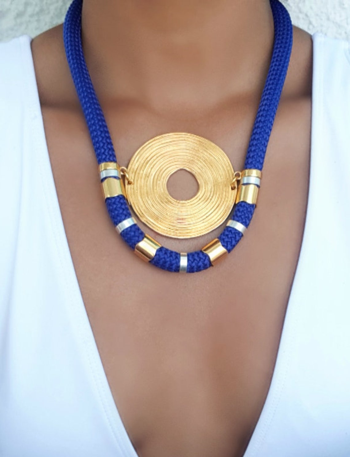 Rope Necklace for Women Ethnic Necklace Statement Necklace - Etsy UK