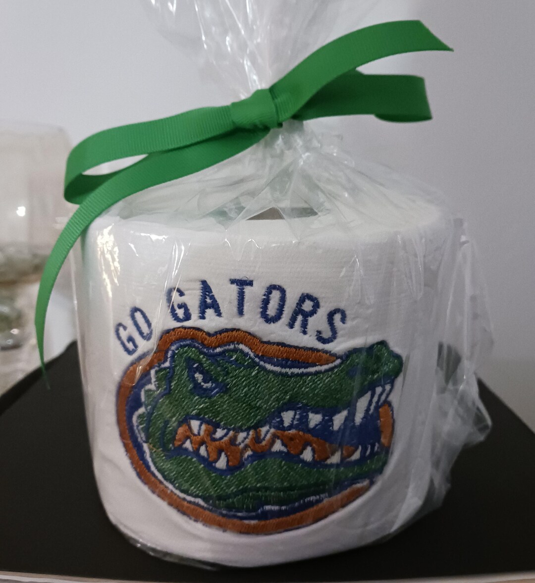 Embroidered Toilet Paper, Gator Fan, Bathroom Decor - Etsy