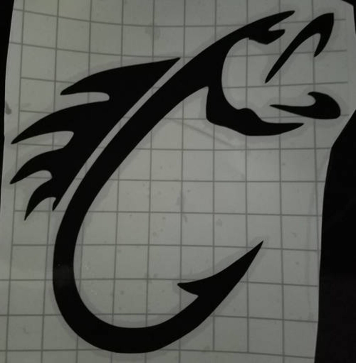 Vinyl Window Decal / Fish Hook / Decal for Cars, Boats and Trucks ...