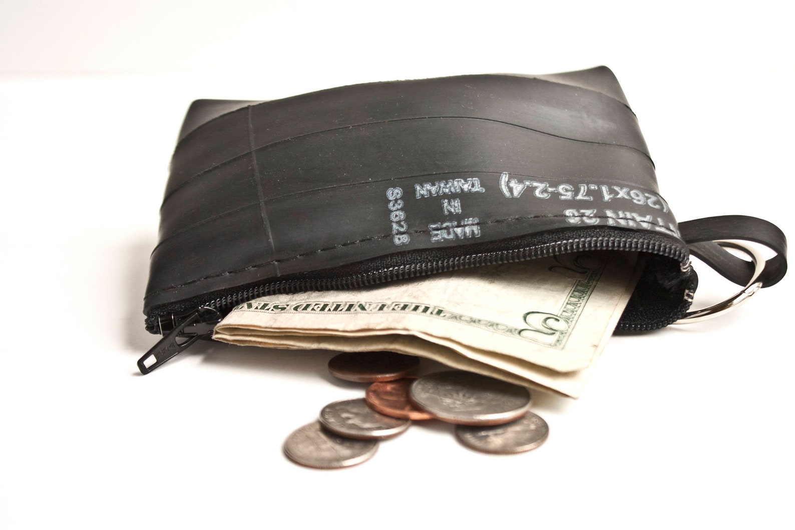 Up-cycled Inner Tube Coin Purse/key Chain/wallet - Etsy