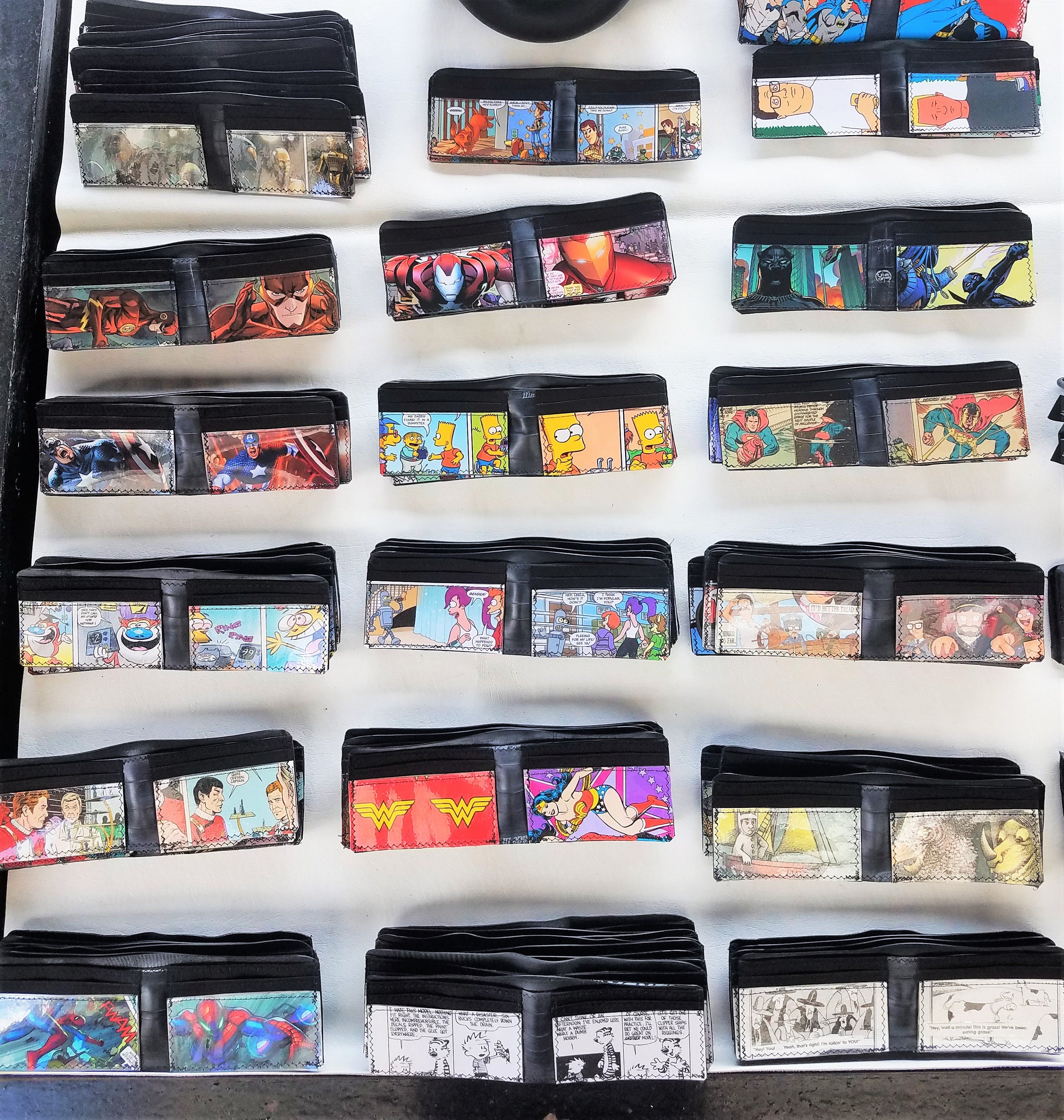 Ironman/Unique Handmade Inner Tube Comic Wallet