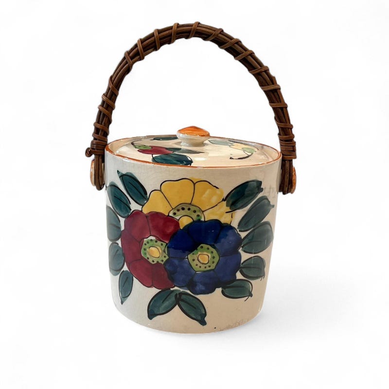 Japanese Rattan Pottery - Etsy