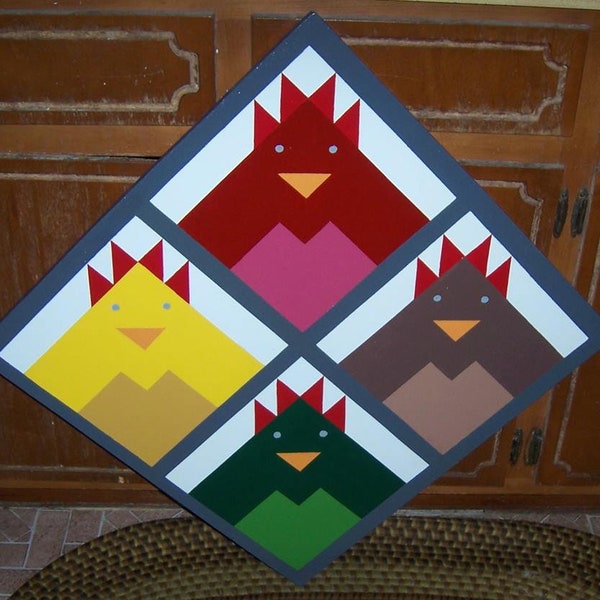 Chicken Barn Quilt - Etsy