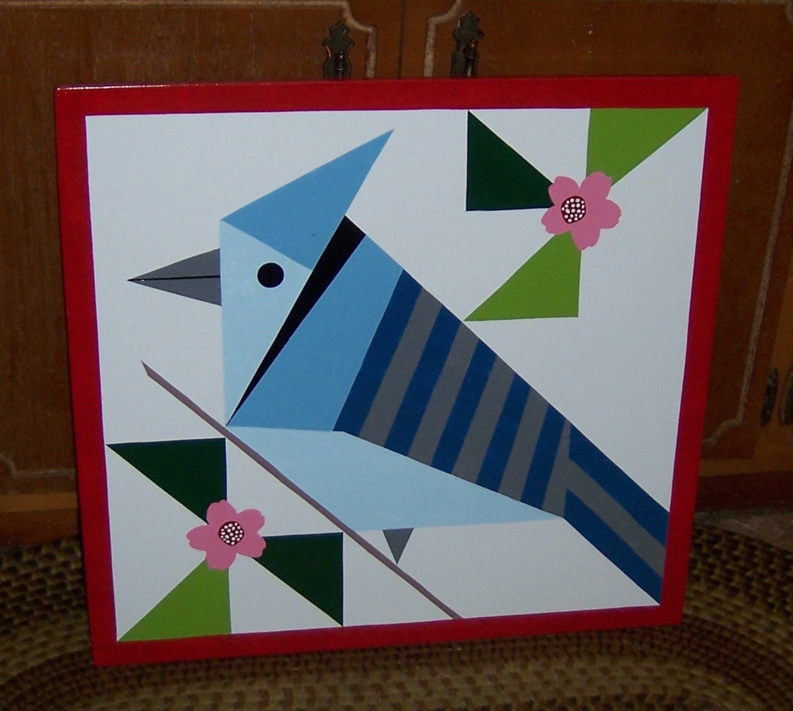 I Love Bluejays Barn Quilt Board 2x2 - Etsy Canada