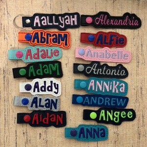 SAMPLE SALE - "a" Names Bag Tag for Backpack Luggage - Ready Made ...