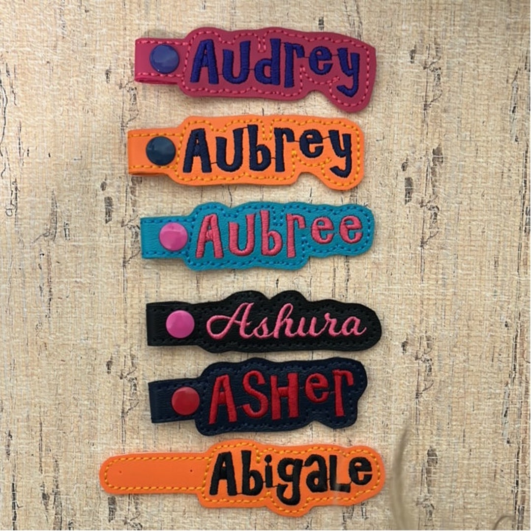 SAMPLE SALE - "a" Names Bag Tag for Backpack Luggage - Ready Made ...