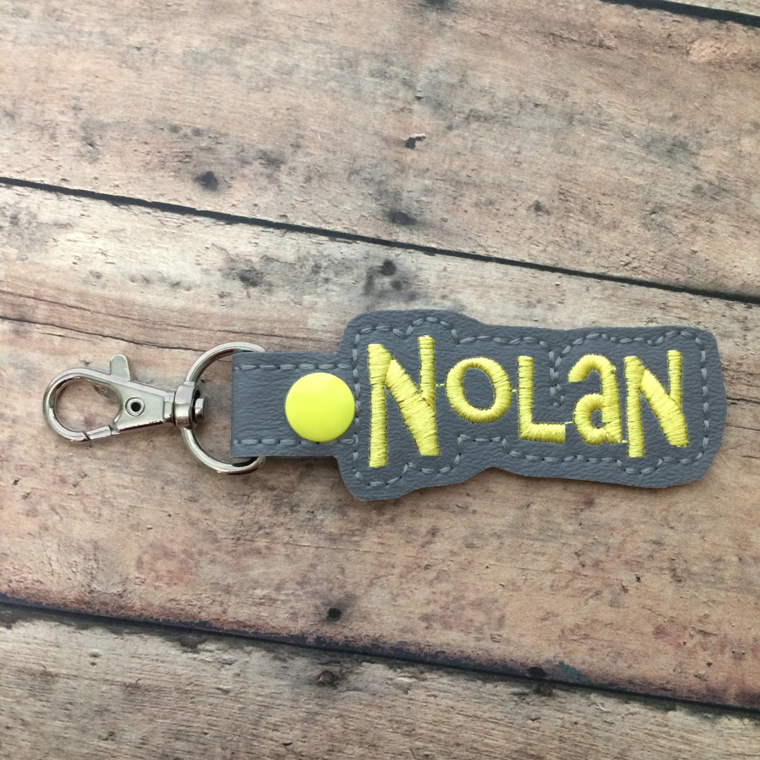 Dark Gray Name Tag for Backpack Lunchbox Luggage Suitcase - Etsy