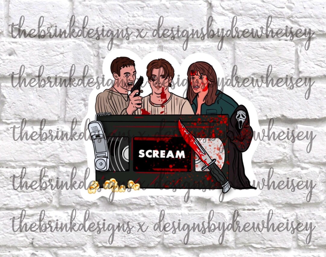 Scream VHS *waterproof* Sticker - Etsy