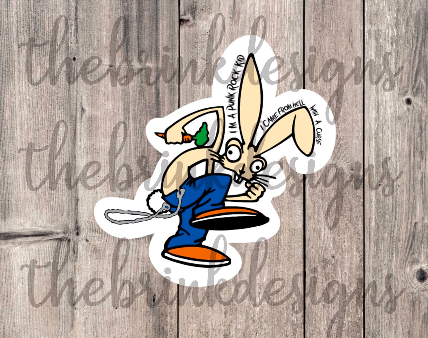 Blink 182 Logo Bunny