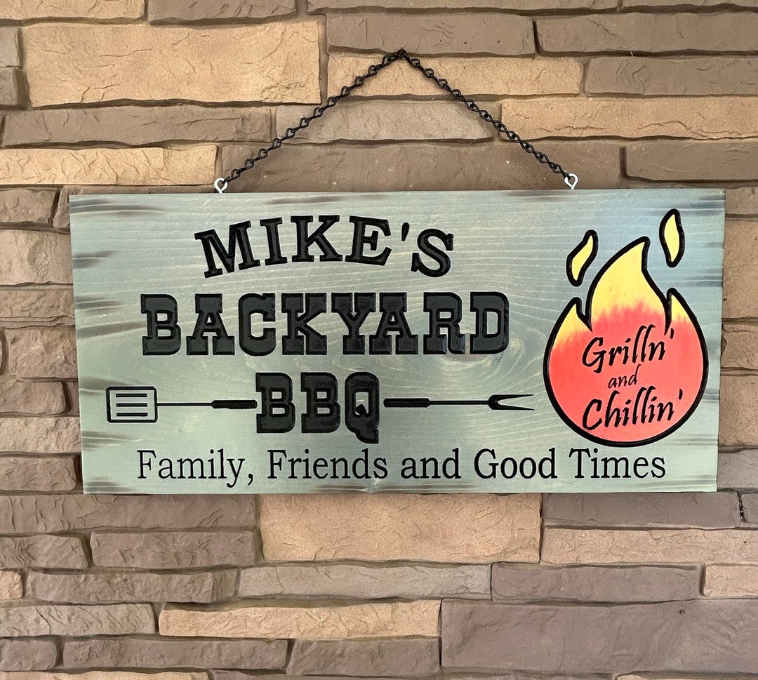 Custom BBQ Sign - Etsy