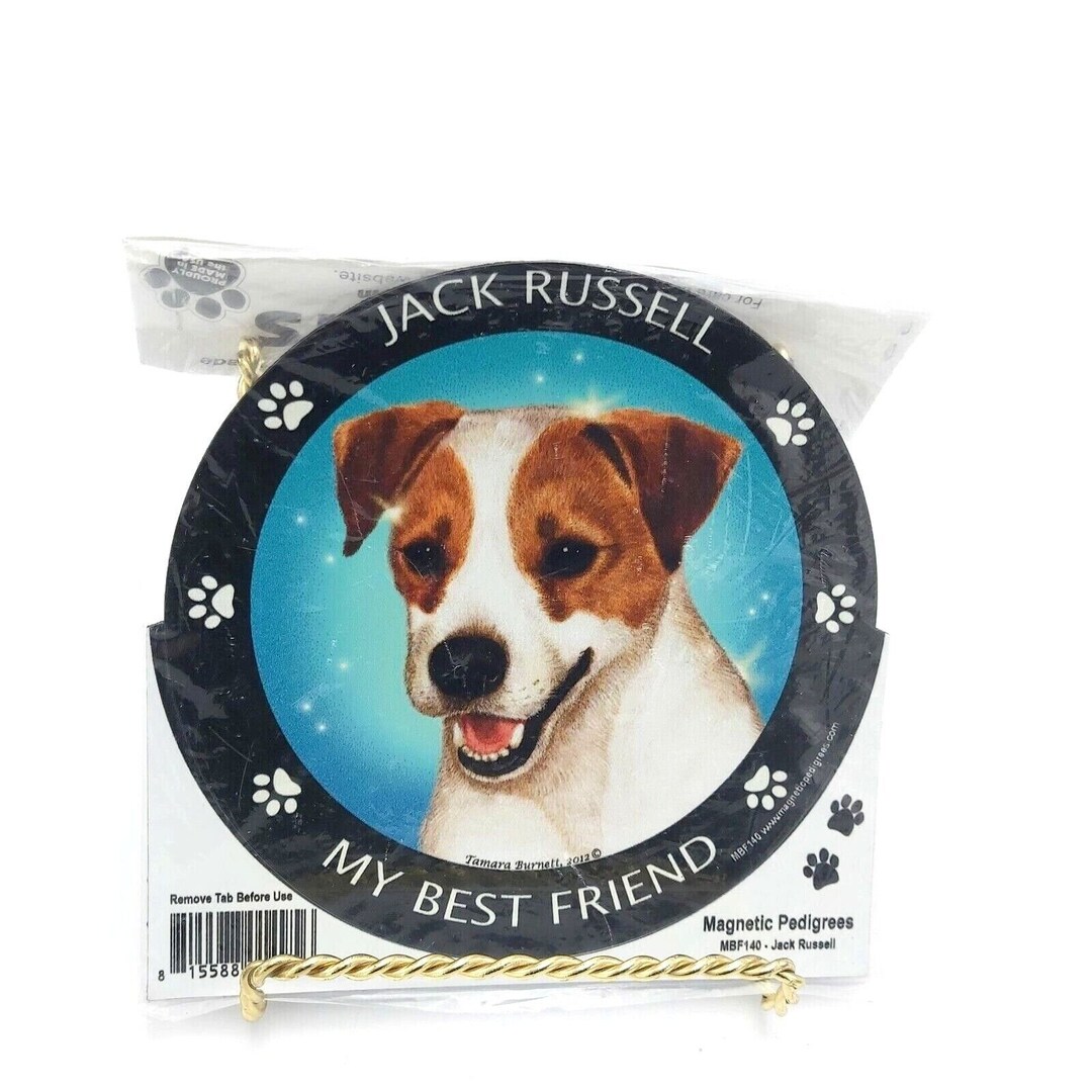 Jack Russell My Best Friend Dog Magnet Car-truck-mailbox-fridge 5.5 in Dia - Etsy