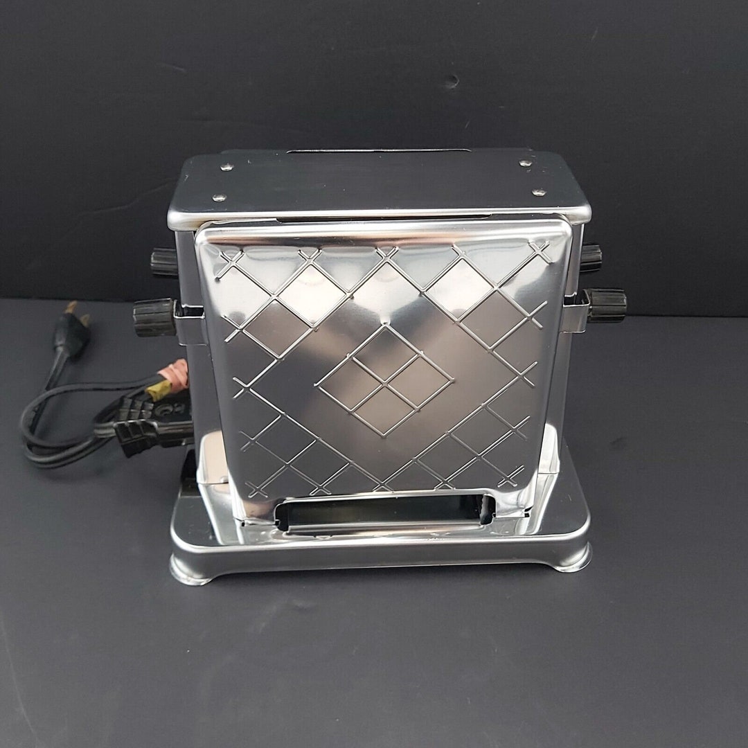 Toastess Model 202 Chrome 2 Slice Drop Side Loading Toaster Diamond ...