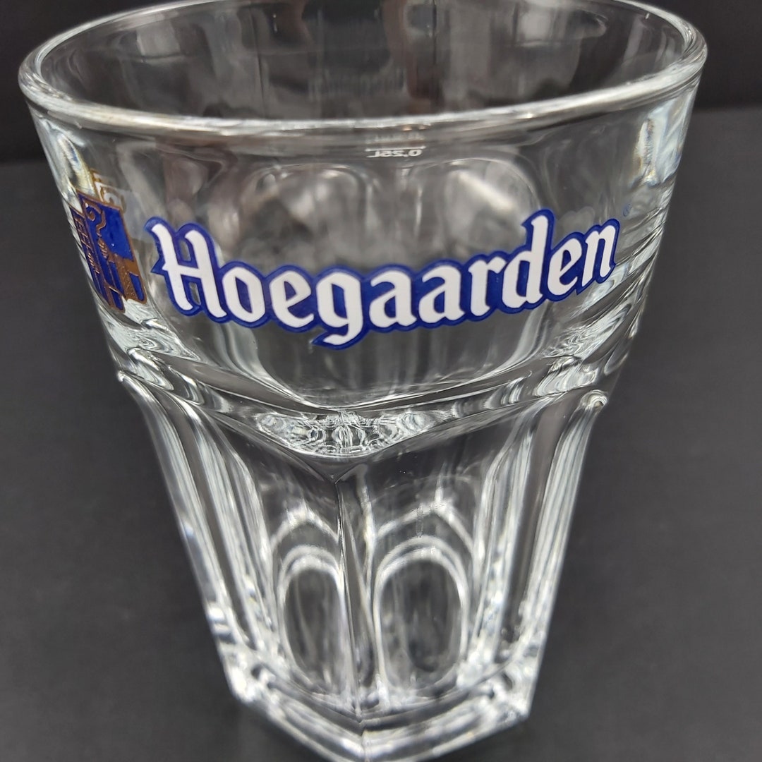 Hoegaarden Belgian Beer Glass Hexagonal Mug 5.5 Inch 0.33 Liter Witbier ...