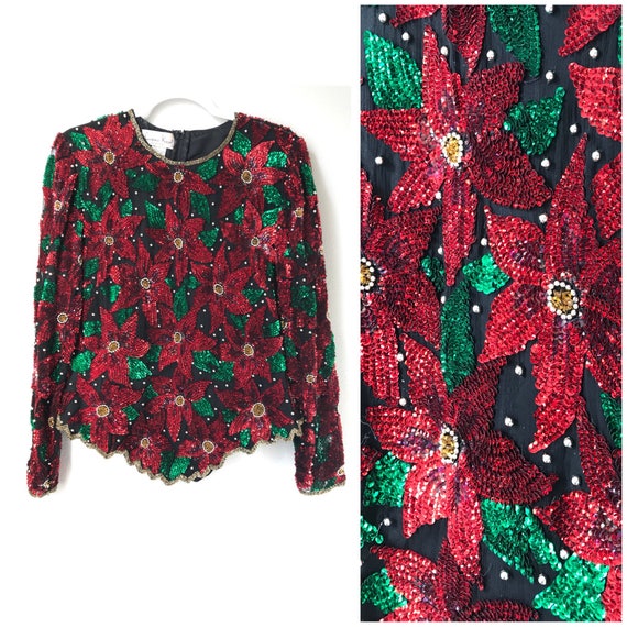 vintage red sequin and - Gem