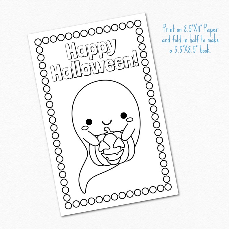 Halloween Coloring Book Instant Download - Etsy