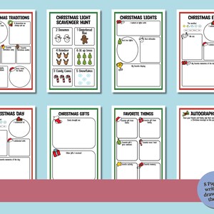 Kid's Christmas Journal, Instant Download - Etsy