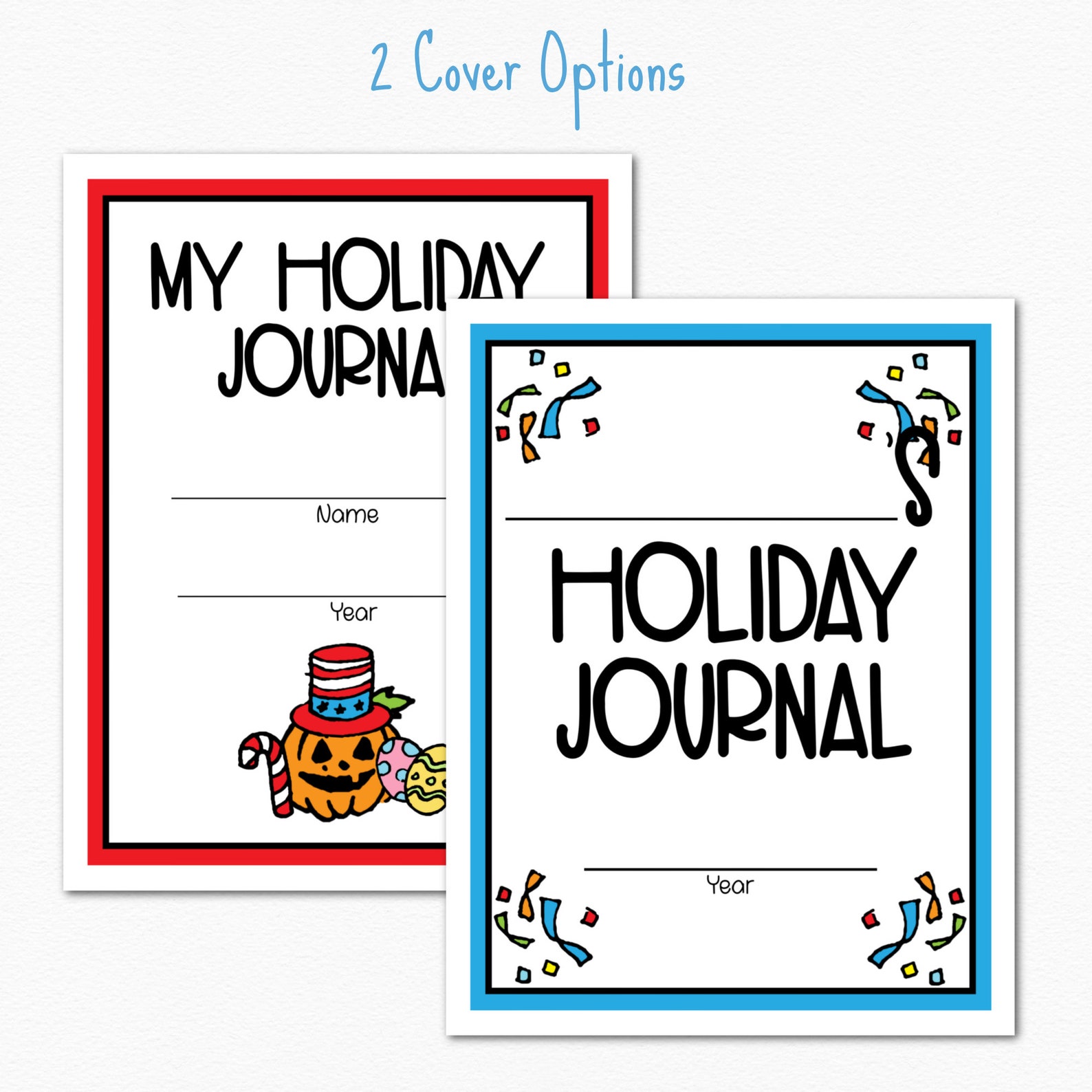 Kid's Holiday Journal Instant Download - Etsy