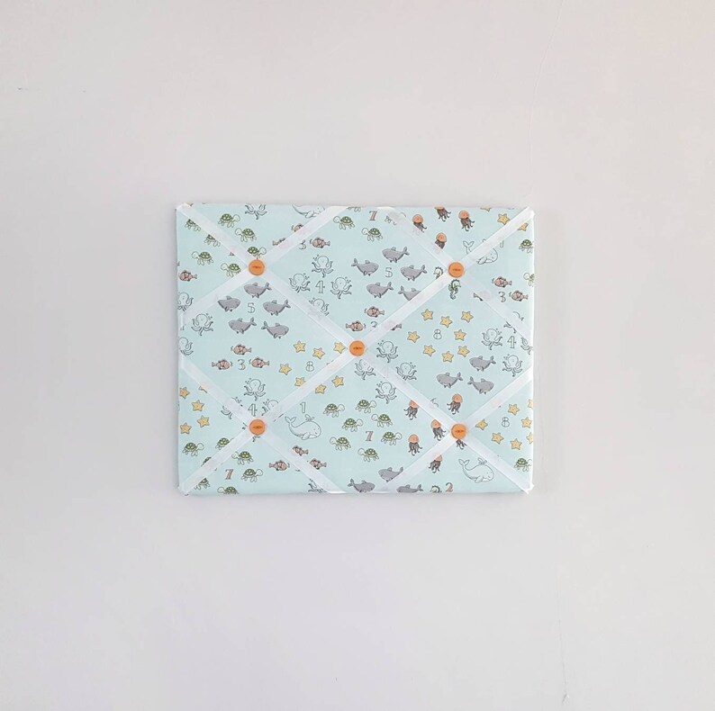 Sea Creature Bulletin Board Ocean Vision Board Blue Pin | Etsy