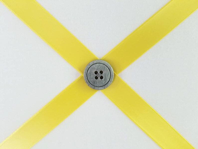 White Vision Board Yellow Fabric Ribbon Board Gray French - Etsy