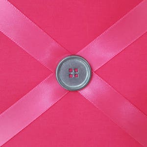 Hot Pink Memo Board Bright Pink Pin Board Fabric Ribbon Board Memory ...