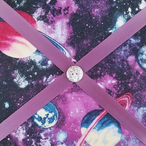 Galaxy Memory Board - Glitter French Memo Board - Planets Pin Board ...
