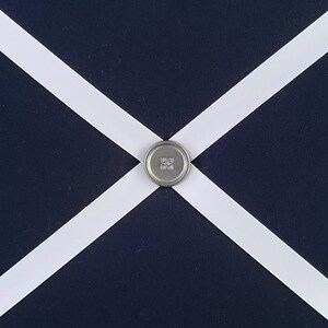 Navy Memory Board Dark Blue Pin Board Navy Fabric Ribbon Board Dark ...